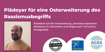 Plädoyer für eine Osterweiterung des Rassismusbegriffs – ein ...